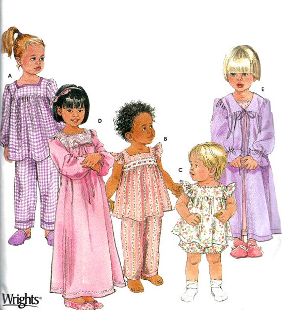 SLEEPWEAR Sewing Pattern Easy Nightgown Pajamas by patterns4you