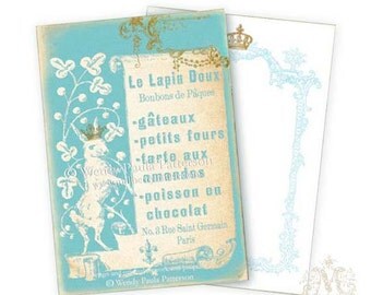 French Note Cards Peacock First Love by mulberrymuse on Etsy