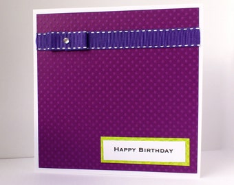 Popular items for purple greeting card on Etsy