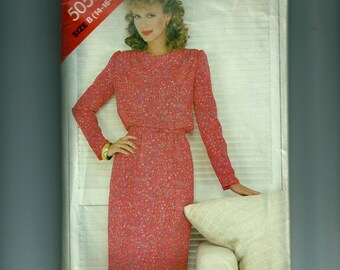 Simplicity Misses' Pullover Dress Pattern 5580 by NewAgain on Etsy