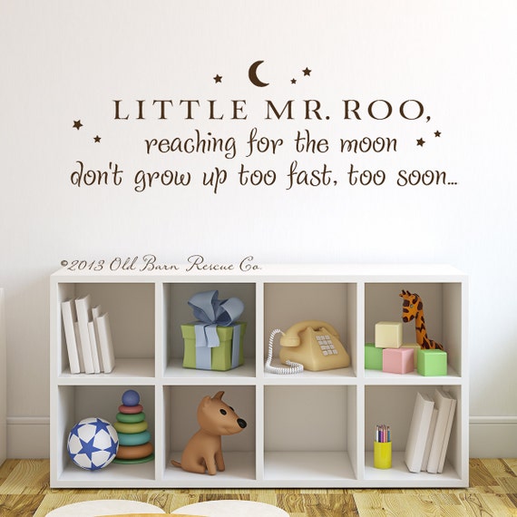 Items similar to Little Mr. Roo - Vinyl Wall Decal on Etsy