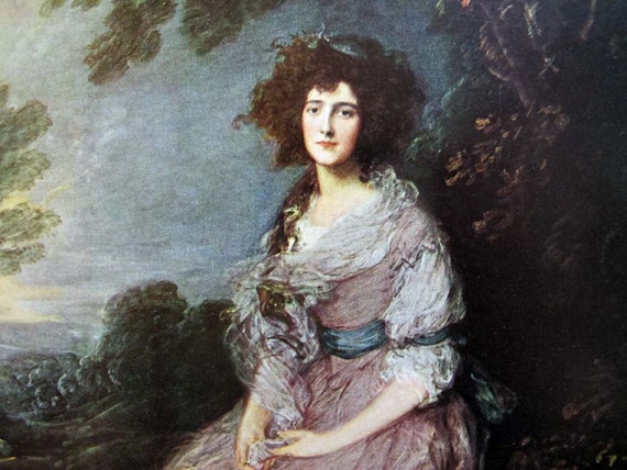 Thomas Gainsborough Art Print Mrs Richard Brinsley Sheridan