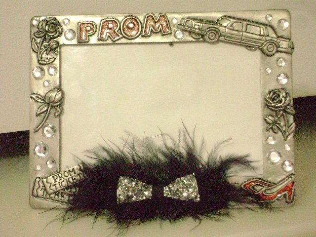 Bowtie Prom Frame. Pewter. Prom Symbols for by CraftfullyYours