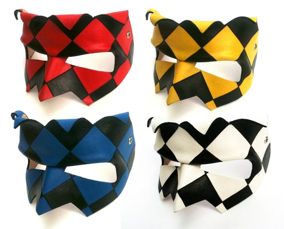 Domino Leather Mask.
