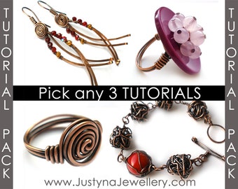 Button Ring Tutorial Sale Pack Button Jewelry Tutorial