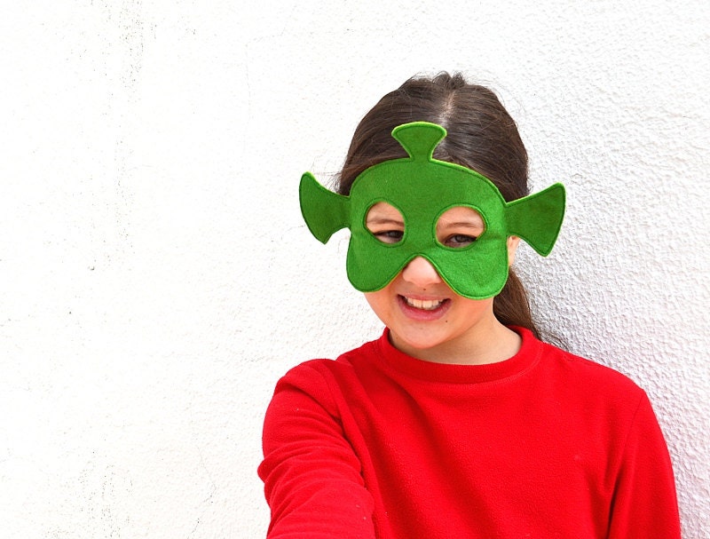 Martian Felt Children Mask Alien Kids Carnival Dress up