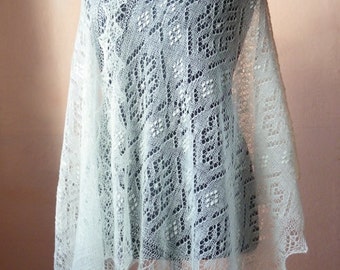 Estonian lace shawl traditional Haapsalu lace shawl
