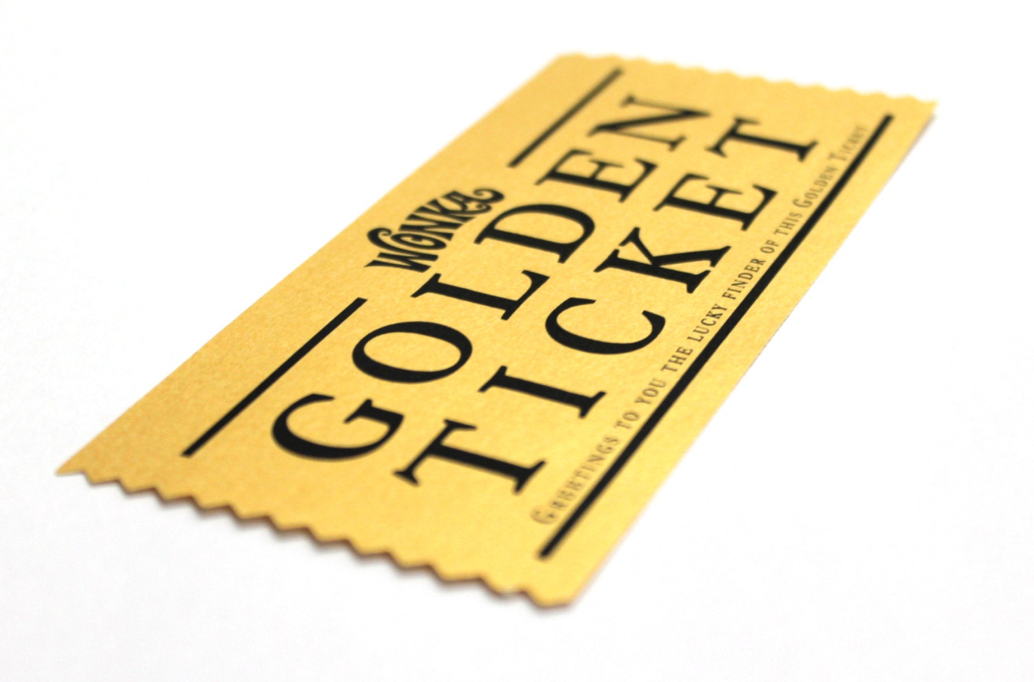 Generic Golden Ticket by OhhSoNice on Etsy