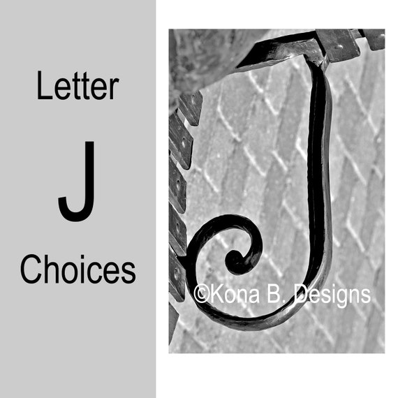Letter J Alphabet Photography 4x6 Photo Letter