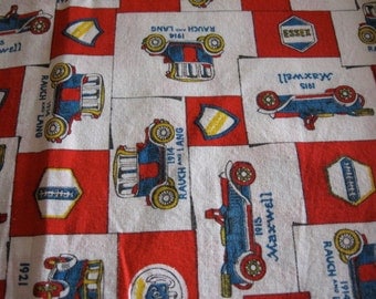 Vintage car fabric | Etsy