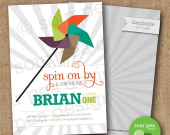 Birthday Invitation Custom DIY Printable by SourPeaDesign on Etsy