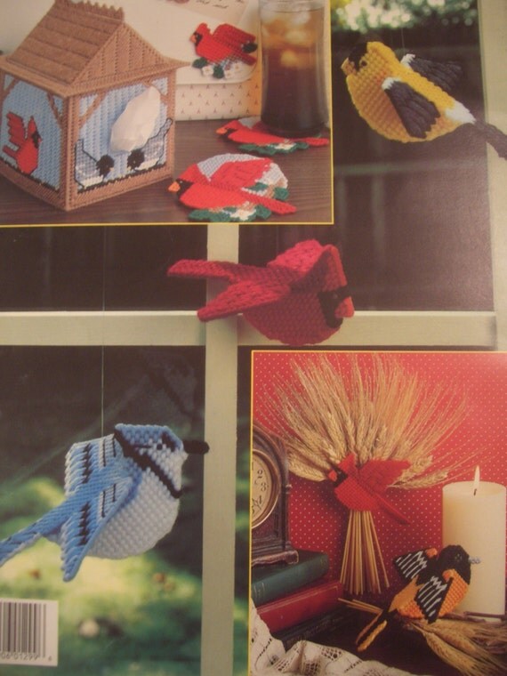 Plastic Canvas Bird Watching Pattern Leaflet 1299 by AnneN on Etsy