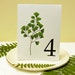 Woodland Table Cards Woodland Table Numbers Woodland by LeafDecor