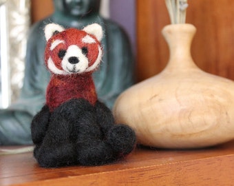Felted red panda | Etsy