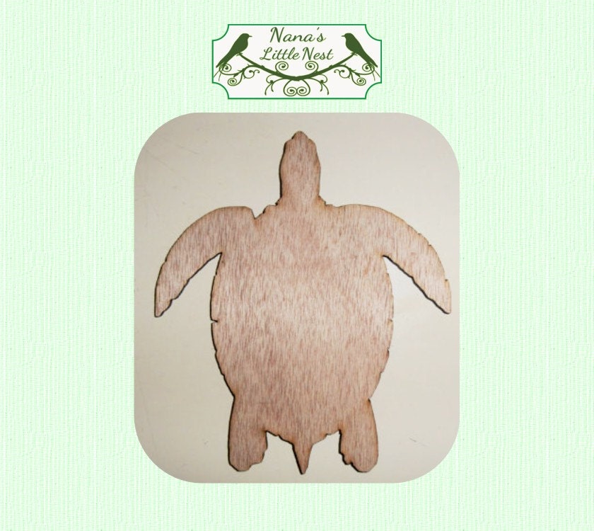 Sea Turtle / Turtle Medium Wood Cut Out Laser by nanaslittlenest
