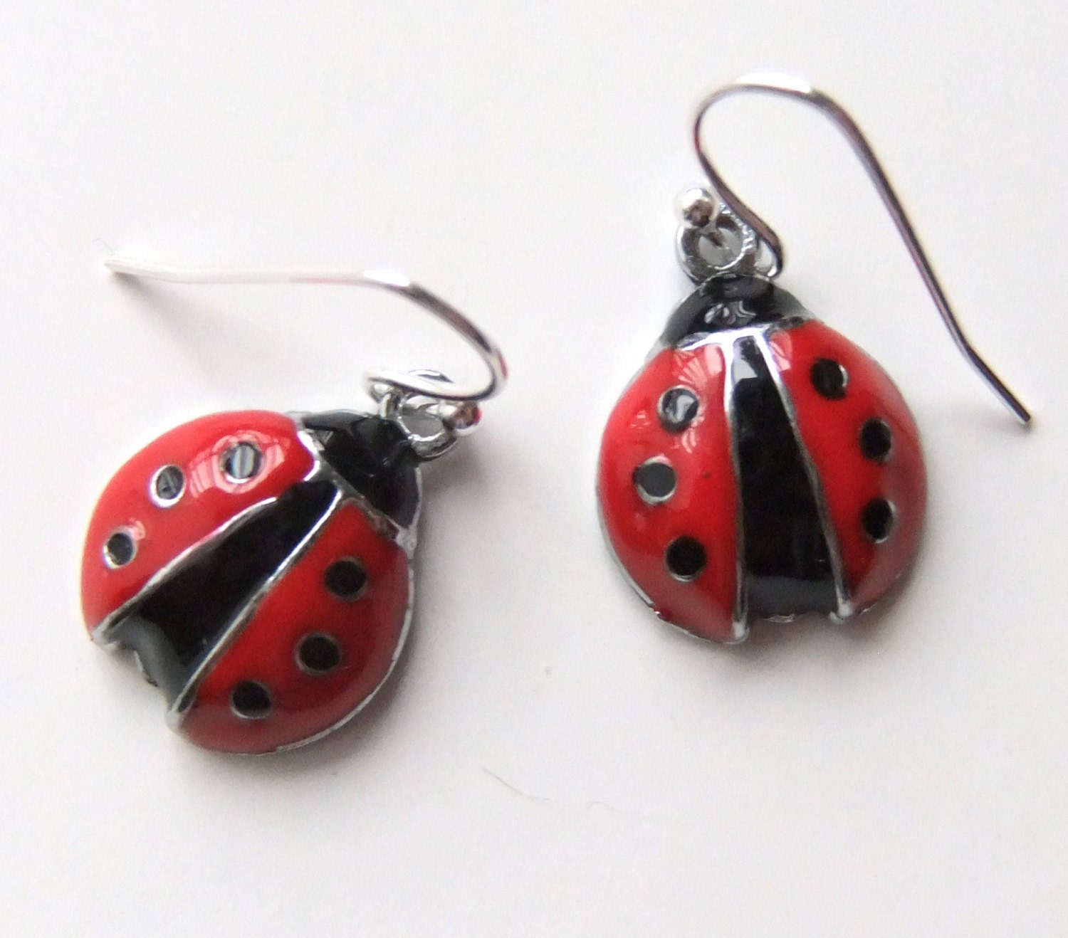 Ladybug Earring Ladybug Accessories Ladybug Jewelry by JadeMade82