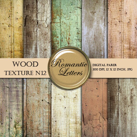 Rustic Wood Scrapbook Paper