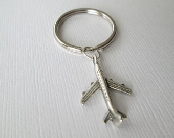 Airplane keychain | Etsy
