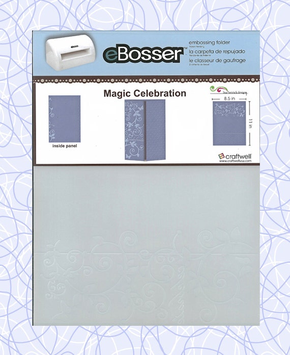 Size A4 Gate Fold eBosser Embossing Folder by Craftwell