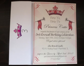 Royal invitation | Etsy