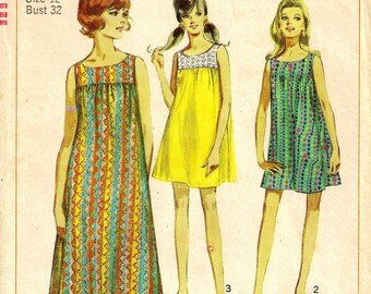 Popular items for muumuu pattern on Etsy