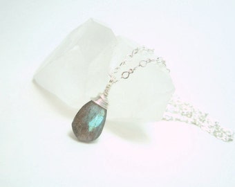 Unique labradorite necklace related items | Etsy