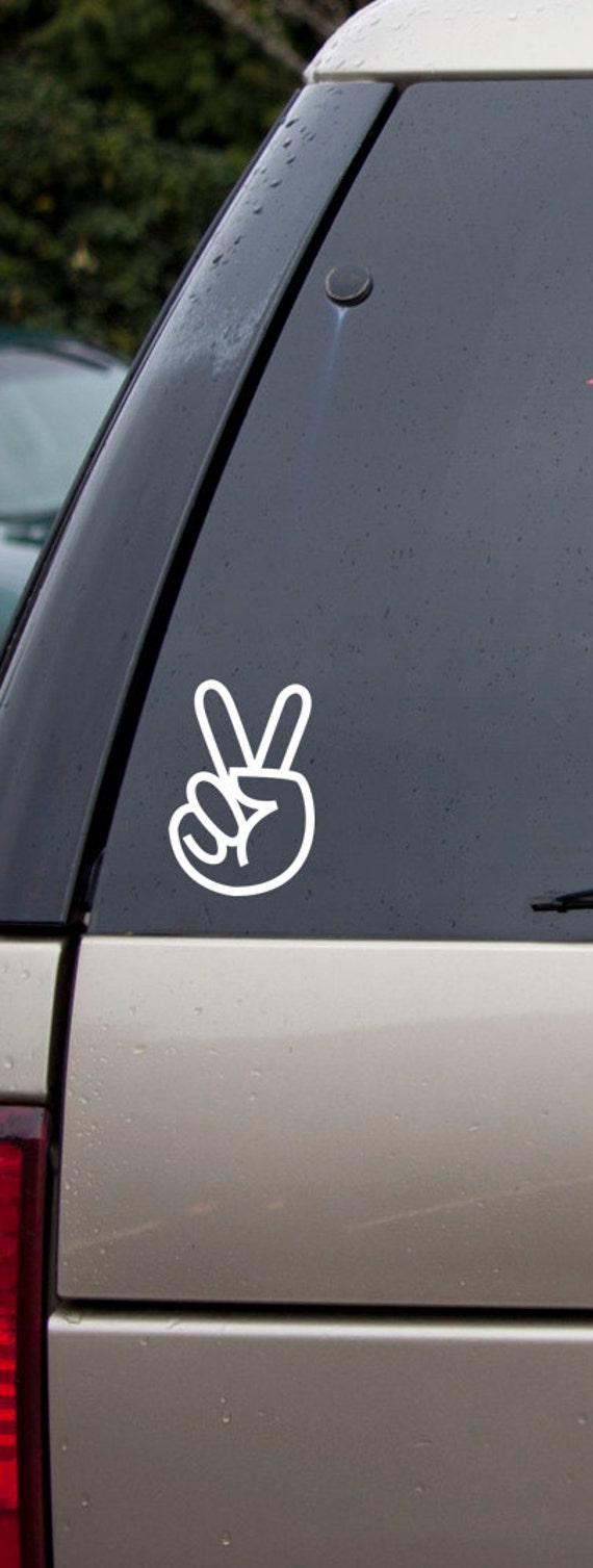 Peace Vinyl Car Decal