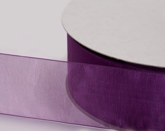 Tangerine Orange Organza Ribbon Organza Sheer Ribbon Widths