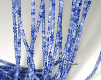 2MM Rock Crystal Clear Quartz Gemstone Grade AA by PetiteBeads