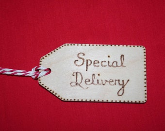 Special delivery tag | Etsy