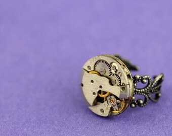 Watch movement ring | Etsy