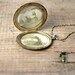 Antique Locket Victorian Locket Monogrammed Photo Locket