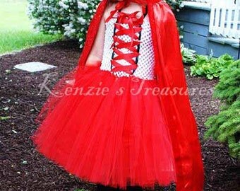 Girls red cape | Etsy