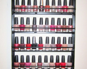 Hanging Nail Polish Rack Wrought Iron Metal Catch the