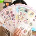 Masking Sticker Set Packed in Tin Case Deco Sticker Diary