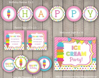 Unique ice cream card related items | Etsy