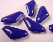 Unique blue triangle stone related items | Etsy