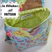 Small Backpack PDF Purse Pattern EASY Carryall Kelly Tutorial