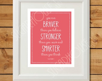 You are braver than you believe | Etsy