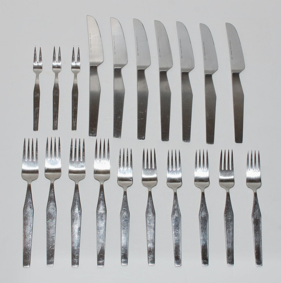 Vintage Hackman Finland Stainless Steel Flatware , 20 piece – Haute Juice