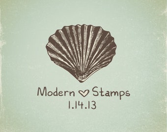 Sea shell stamp | Etsy