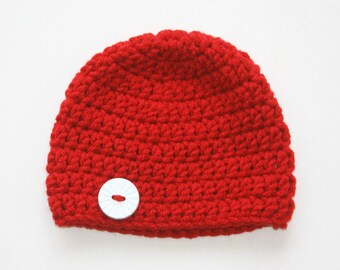 Popular items for red baby hat on Etsy