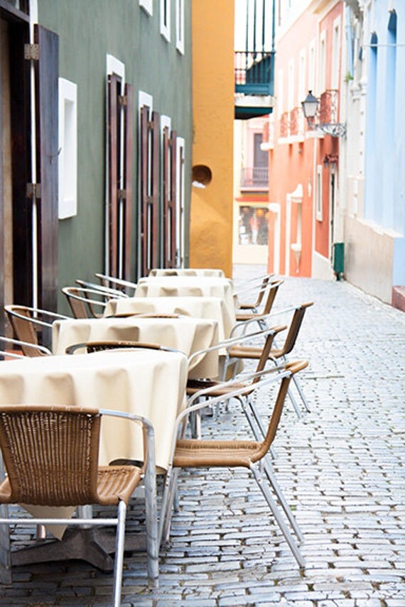 Puerto Rican Cafe Coffee Shop Old San Juan by MalangaStudios