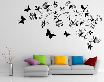 Vine wall decals | Etsy