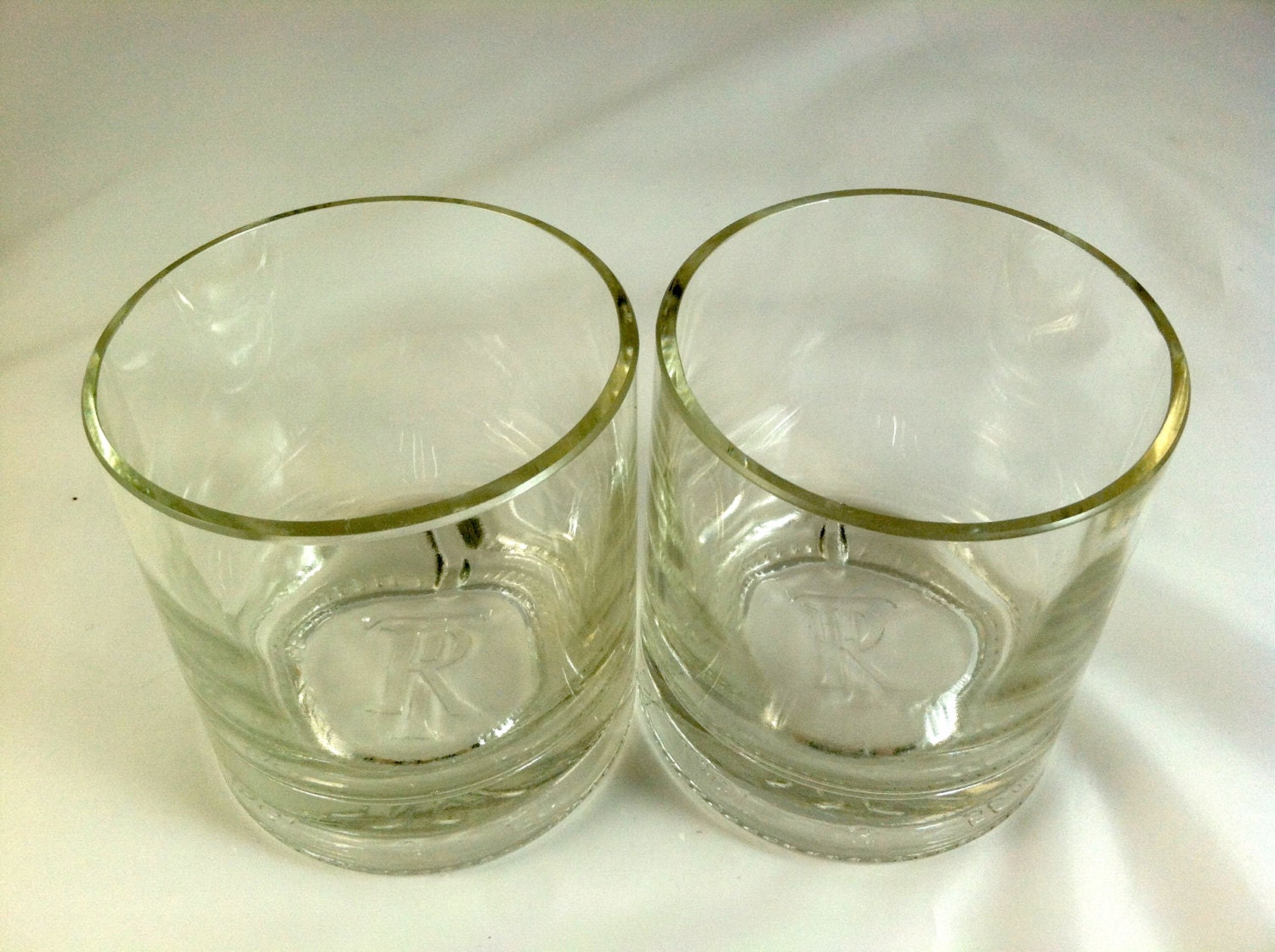 Templeton Rye Bottle whiskey rocks Glasses set of 2