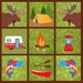 Campfire quilt block paper pieced quilt pattern PDF pattern