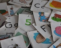 Popular items for vintage flashcards on Etsy