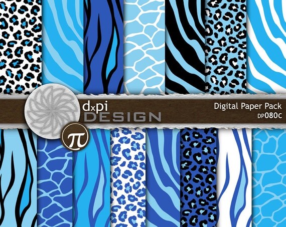 Imagenes animal prints blue - Imagui