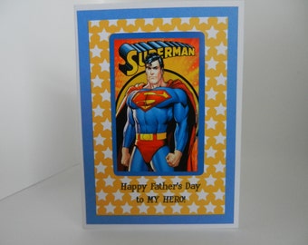 Superman Handmade Happy Father's Day Superman Greeting Card for your ...
