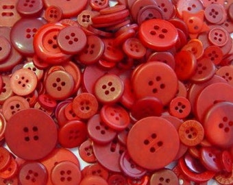 Popular items for red sewing buttons on Etsy